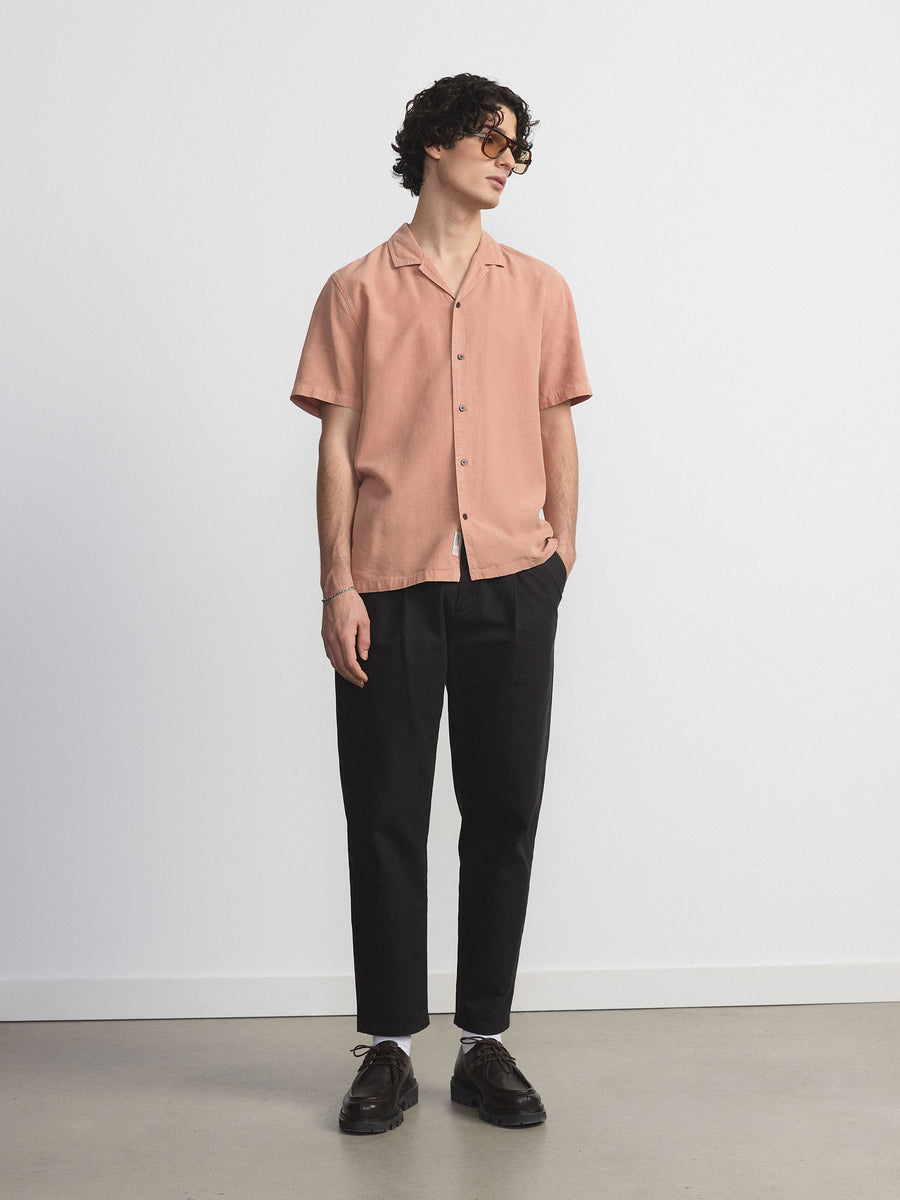 The Solid Camp Collar Shirt in Sienna – Frank And Oak Canada