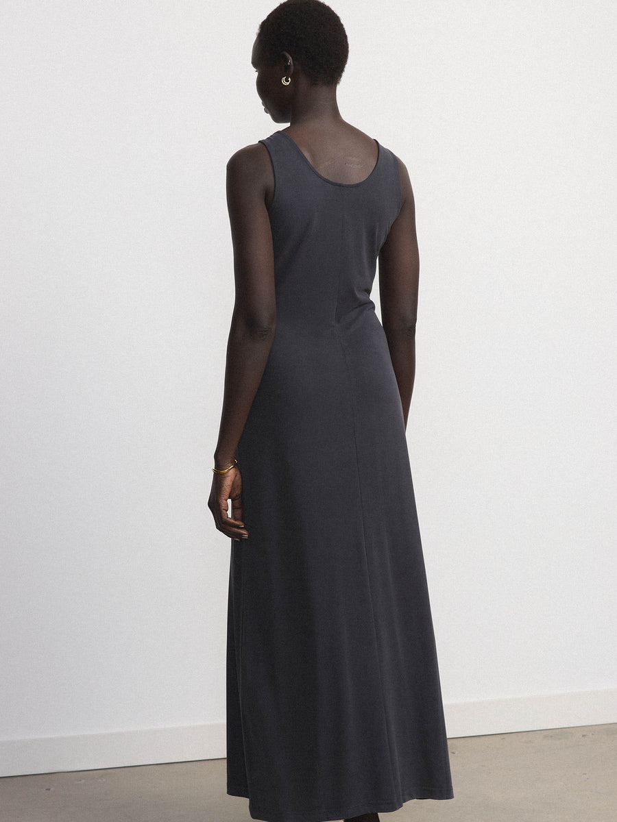 The Fluid Maxi Dress in Black – Frank And Oak Canada