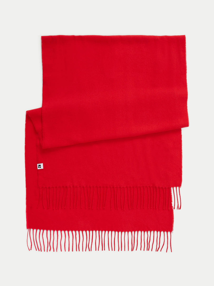 The Solid Scarf in Bright Red – Frank And Oak Canada